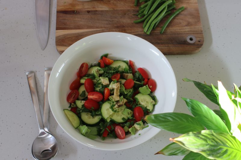 Super Simple Summer Salad | The Wholesome Heart